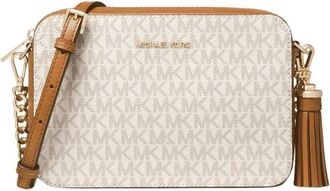Michael Kors Femme, Sacs, Blanc, Taille: ONE Size Ginny Medium Camera Bag