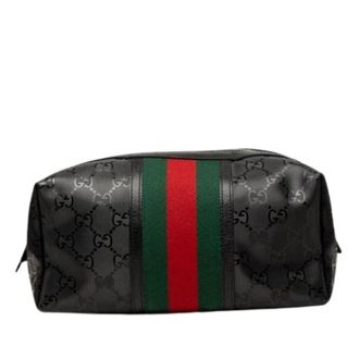 Gucci Pre-owned Pouch - - Pre-owned - Damen - Schwarzk - ONE SIZE
