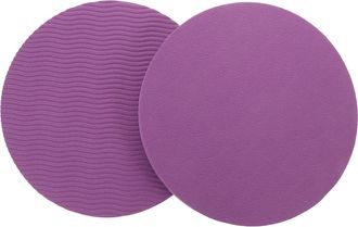 Cabilock Yoga Knieschutzpolster aus Tpe Rundes Bequemes Yogakissen für Knie und Ellbogen Leichtes Tragbares Fitness Pilates unterlage für Zuhause und Training