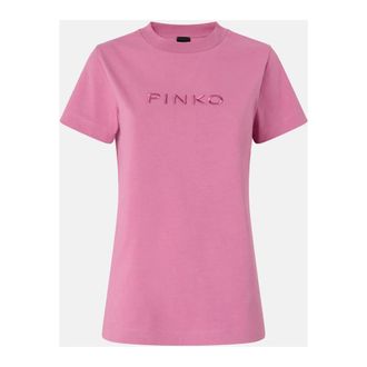 Pinko Pinko, Femme, Tops, Rose, Taille: 38 FR Start T-Shirt