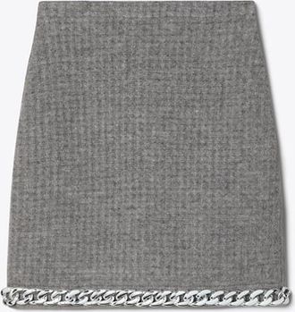 Tory Burch Minirock mit Zierkette