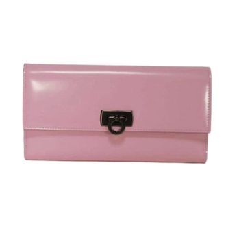 Ferragamo Pre-owned Portefeuille long (tri-pli) - Femme - Pre-owned - Rose - Taille: ONE Size