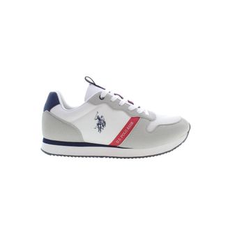 U.S.Polo Association U.s. Polo Assn. Wei&szlig;e Polyester Herren Sneaker - - Shoes - Herren - Mehrfarbig - 44 EU