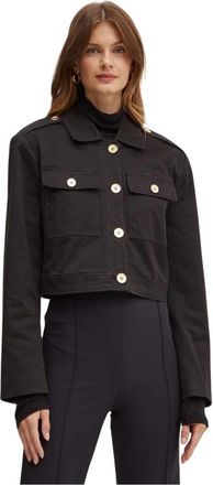 Michael Kors Damen, Jacken, Schwarzk, LGr&ouml;&szlig;e