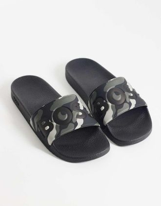 HUGO BOSS BOSS - Aryeh - Claquettes - Vert