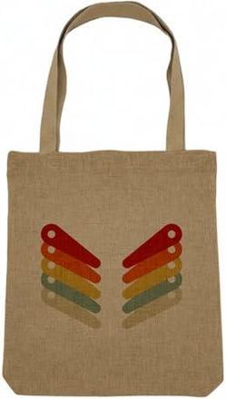 Fabulous Sac Shopping Tote Bag Aspect Lin - Flipper Jeux Retro Pinball Pincab Bar 1980 Arcade Gaming - Sac de Courses Toile Epaisse 360g Beige Naturel Cabas Po