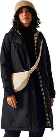 Regatta Orla Kiely Veste longue pour femme, Noir/Large Wiggle Mono, 40