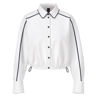 Marc Cain Femme, Vestes, Blanc, Taille: 42 FR Chemisier court Rethink Together