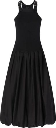 Pinko Pinko, Femme, Robes, Noir, Taille: 38 FR Robe Midi Jupe Ballon