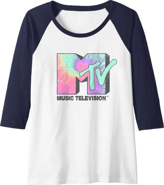 Giesswein Klassisches Neon Tie-Dye Logo Raglan