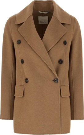 Max Mara Femme, Manteaux, Brun, Taille: 34 FR Veste Crois&eacute;e Smmrita