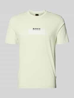 Boss Orange by Hugo Boss Regular Fit T-Shirt aus reiner Baumwolle Modell Te_LOGOTAPE