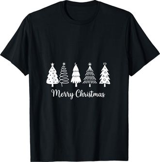 Holiday Frohe Weihnachten, grafische Weihnachtsstimmung im Vintage-Stil T-Shirt