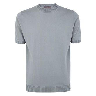 FILIPPO DE LAURENTIIS Homme, Pulls, Vert, Taille: S Pull &agrave; Manches Courtes et Col Rond