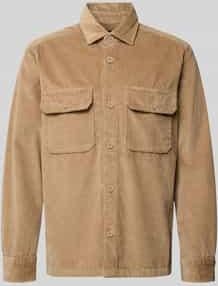 Strellson Regular Fit Hemdjacke aus reiner Baumwolle Modell Nion-W