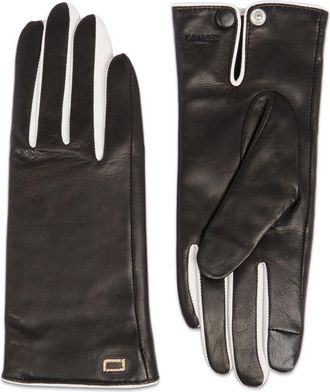 Lancel Gants Femme Kaschmirhandschuhe - Schwarz