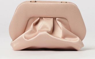 Themoir&egrave; Bios Mini-Tasche aus drapiertem Satin mit Schulterriemen