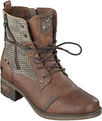 Mustang Jeans Bottine Femme 1229-510, Pointure:37 EU, La Couleur:Marron