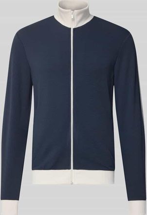 Mc Neal Slim Fit Sweatjacke mit Strukturmuster