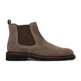 Kazar Homme, Chaussures, Beige, Taille: 44 EU Bottines Chelsea en Daim
