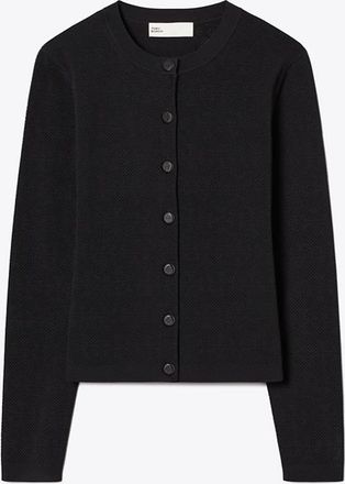 Tory Burch Damen Pointelle Viscose Cardigan