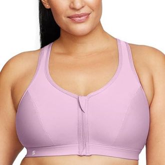 Glamorise 9266 Sports Bra, Opaque, Lavande, 105B Womens