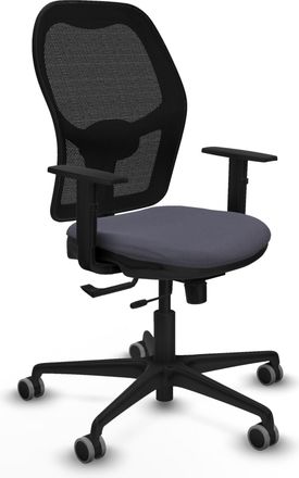 Piqueras y Crespo B&uuml;rostuhl mit 1D-Armen, h&ouml;henverstellbare Lendenwirbelst&uuml;tze, ausgestattet mit Syncro/Traslack und eingespritztem Schaum. Mit Rollen von 65 mm, Parket