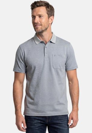 Ragman Poloshirt 2er Pack Basic (Spar-Set, 2-tlg) Poloshirt - Baumwolle - Atmungsaktiv - Dezentes Jacquard-Muster