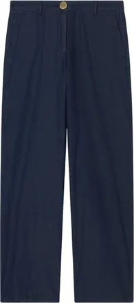 A|X Armani Exchange Femme, Pantalons, Bleu, Taille: 38 FR Straight Pantalons