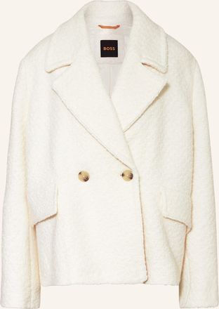 HUGO BOSS Cabanjacke Caban weiss
