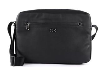 Calvin Klein Foundation Messenger W/PCKT CK Black