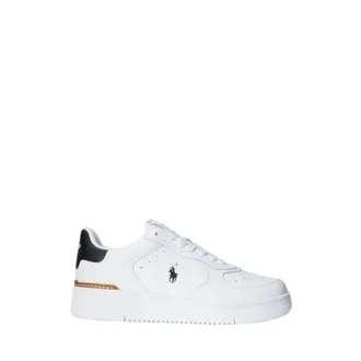 Polo Ralph Lauren Court Leder Trainer Schuhe - - Shoes - Herren - Wei&szlig; - 44 EU