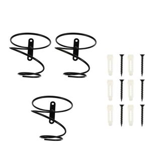 BESPORTBLE MUCKLILY 3 St&uuml;ck Wandmontierte Weinregale aus Eisen Einzel flaschenhalter mit Modernem Design Einfache Montage Stilvolle Weinaufbewahrung f&uuml;r Zuhause 