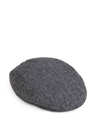 Mühlbauer béret Jaime à logo métallisé - Gris