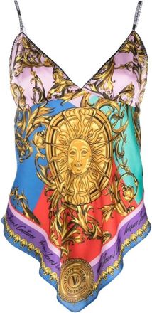 Versace Jeans Couture Femme, Blouses et Chemises, Multicolore, Taille: 40 FR GM4 Top