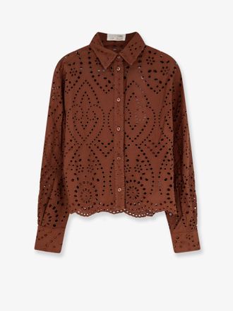 MC2 Saint Barth Sangallo lace Oriane shirt - MC2 SAINT BARTH - gender_Woman