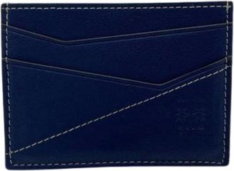 Loewe Porte-cartes Pre-owned - Femme - Pre-owned - Bleu - Taille: ONE Size