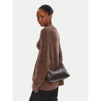 Calvin Klein Handtasche Calvin Klein Emblem Aop Conv Shoulder Bag LV04F3298G Schwarz