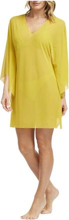 Fisico Femme, Robes, Jaune, Taille: 38 FR Kaftan