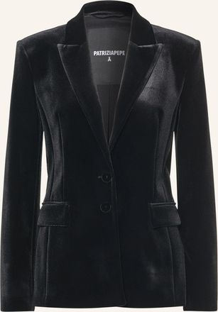 Patrizia Pepe Patrizia Pepe Samtblazer schwarz