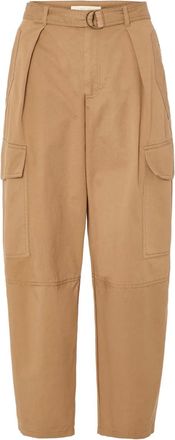 Vanessa Bruno Plissierte Cargohose - Braun