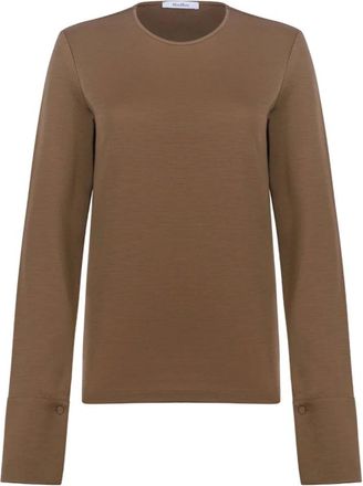Max Mara Femme, Pulls, Brun, Taille: 36 FR Pure Top