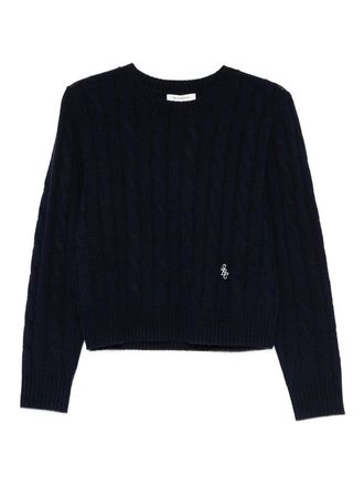 Sporty & Rich Pull Col Rond - Bleu