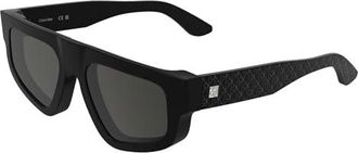 Calvin Klein Unisex Adult Sunglasses CK25539S - Black with Solid Smoke Lens