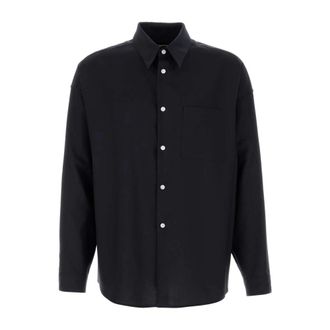 Marni Wool Shirt - - Shirts - Herren - Schwarzk - M