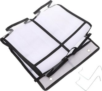 TOPBATHY T&uuml;r Schuh Organizer mit 12 Netztaschen Atmungsaktives Vliesmaterial H&auml;ngendes Schuhregal f&uuml;r Kleiderschrank und Wand Platzsparende Aufbewahrung f&uuml;r Sc