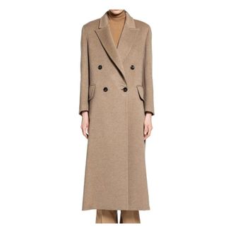 Max Mara Femme, Manteaux, Beige, Taille: 36 FR Cappotto