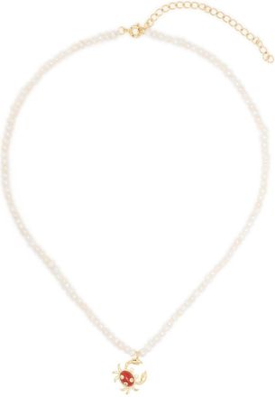 Eshvi Halskette mit Perlen - Nude