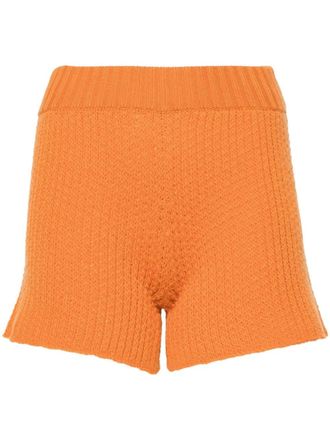 Alanui Shorts aus geripptem Strick - Orange