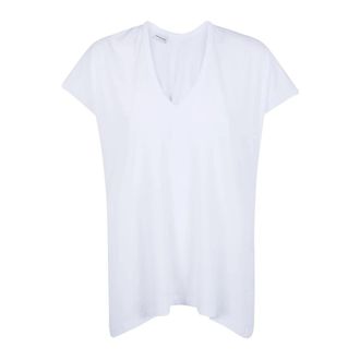 Dries Van Noten V-Ausschnitt T-Shirt - - Tops - Damen - Wei&szlig; - L